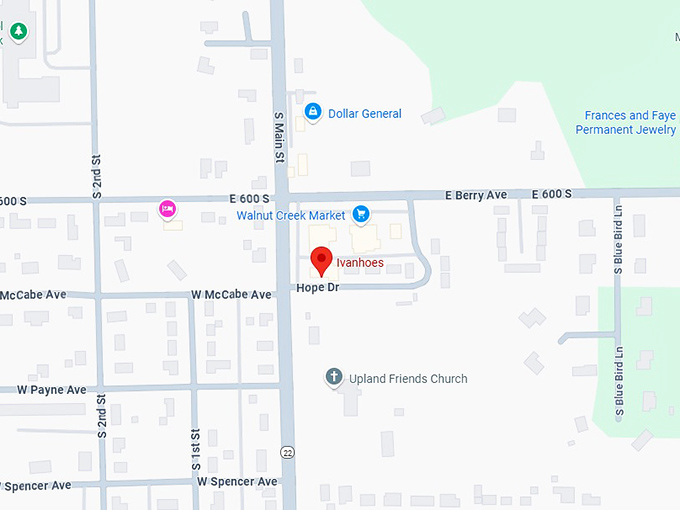 16. ivanhoe&rsquo;s restaurant map