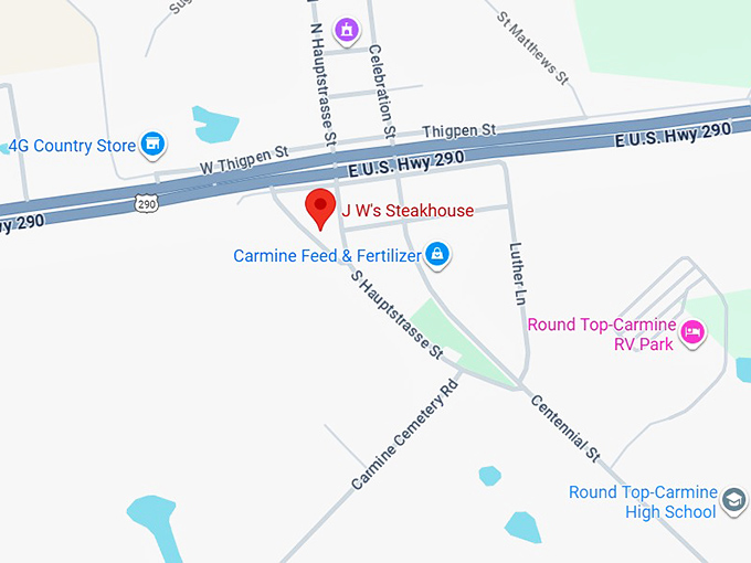 16. j w's steakhouse map