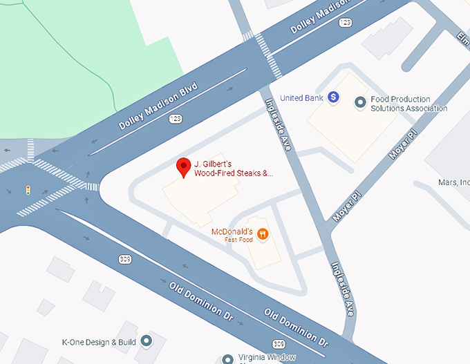 16. j. gilbert's wood fired steaks & seafood mclean map