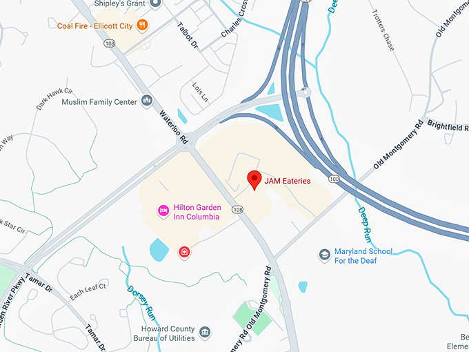 16. jam eateries map