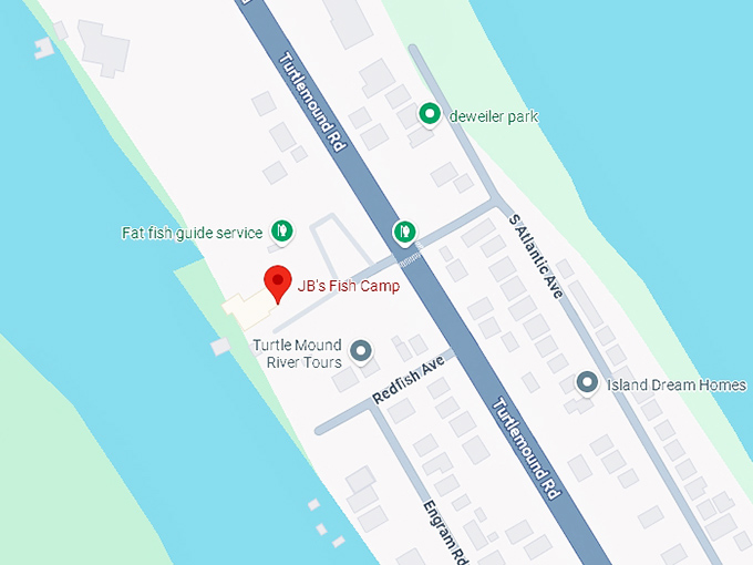 16. jb's fish camp map