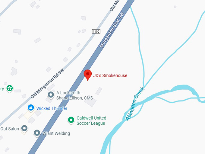 16. jd’s smokehouse map