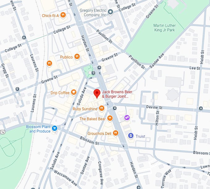 16. jack browns beer & burger joint columbia sc map