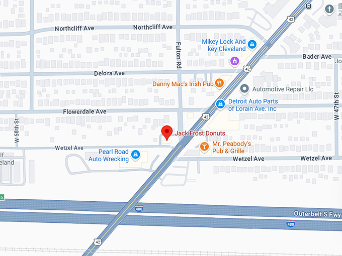 16. jack frost donuts map