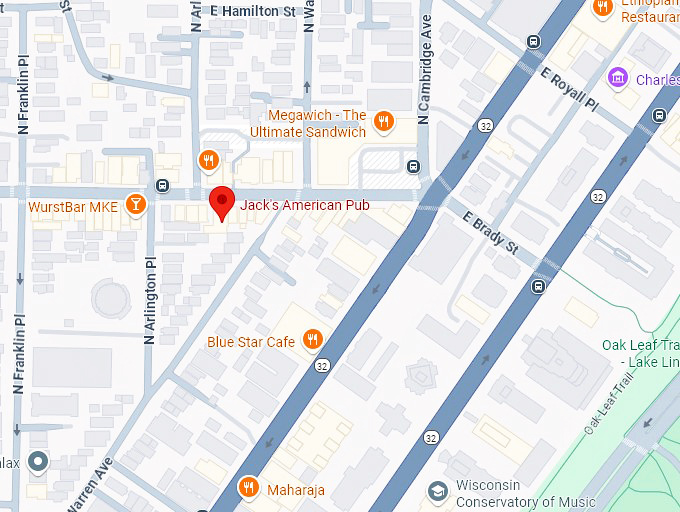 16. jack&rsquo;s american pub map