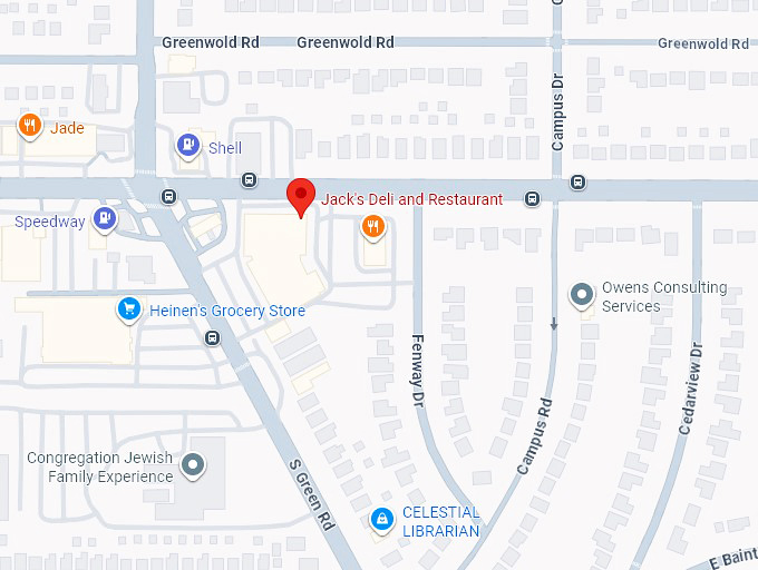 jack's deli and restaurant map