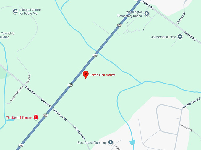 16. jake's flea market map