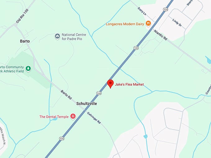 16. jake's flea market map