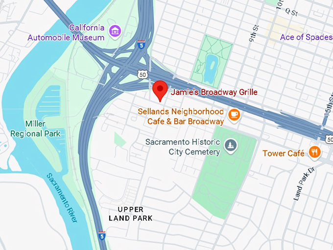 16. jamie's broadway grille map