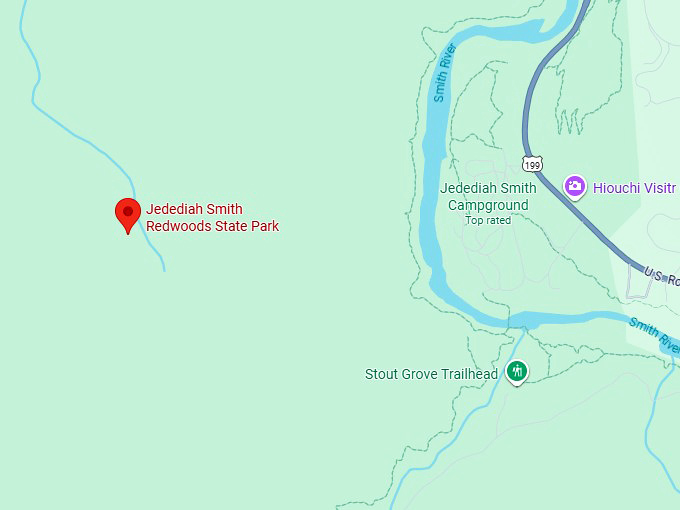 16. jedediah smith redwoods state park map