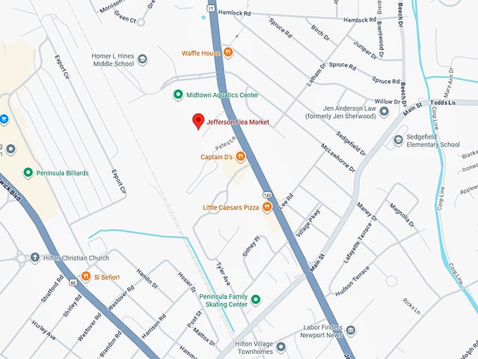 16. jefferson flea market map