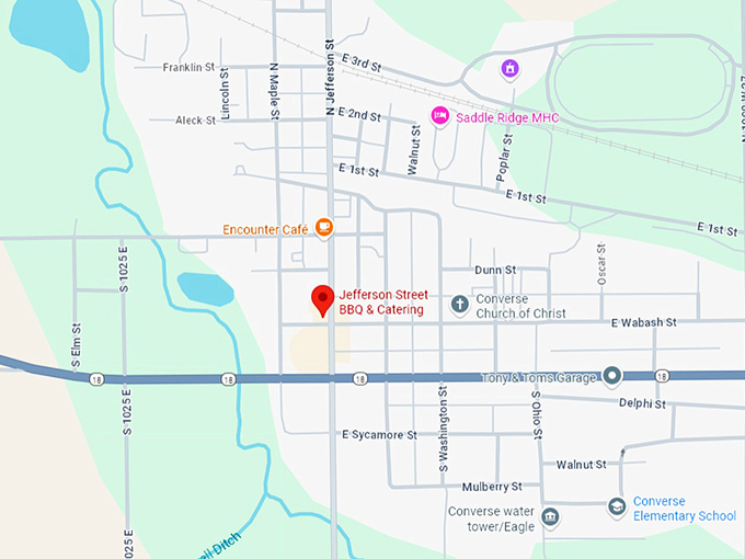 16. jefferson street bbq & catering map