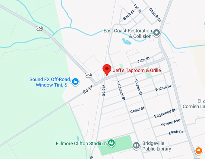 16. jeff&rsquo;s taproom & grille map