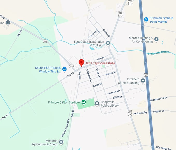 16. jeff's taproom & grille map