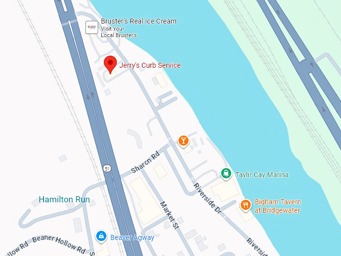 16. jerry's curb service map