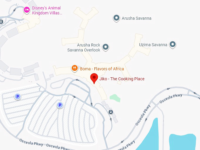 16. jiko the cooking place map