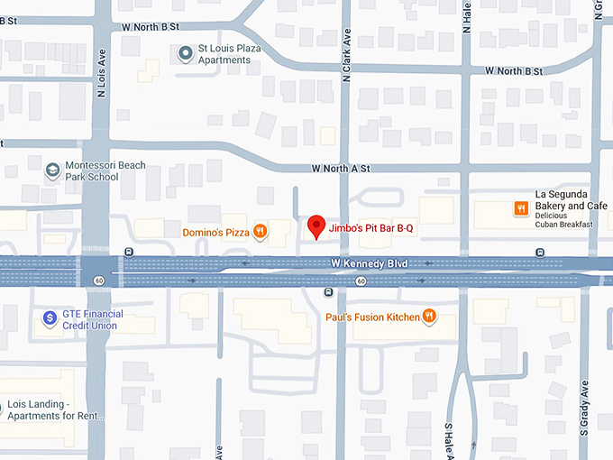 16. jimbo&rsquo;s pit bar b q map