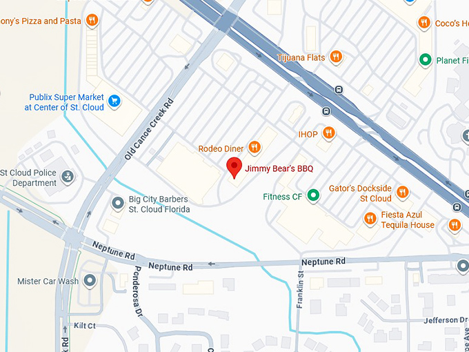 16. jimmy bear's bbq map