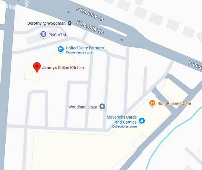 16. jimmy&rsquo;s italian kitchen map