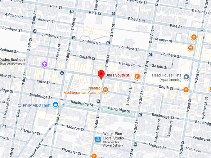 16. jim's south st. map