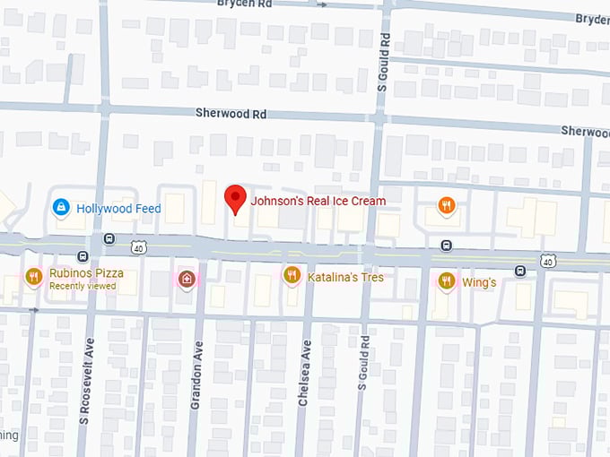 16. johnson's real ice cream map