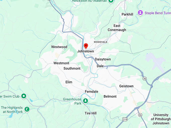 16. johnstown pa map