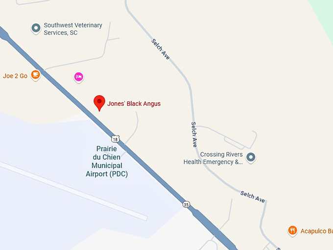 16. jones' black angus map