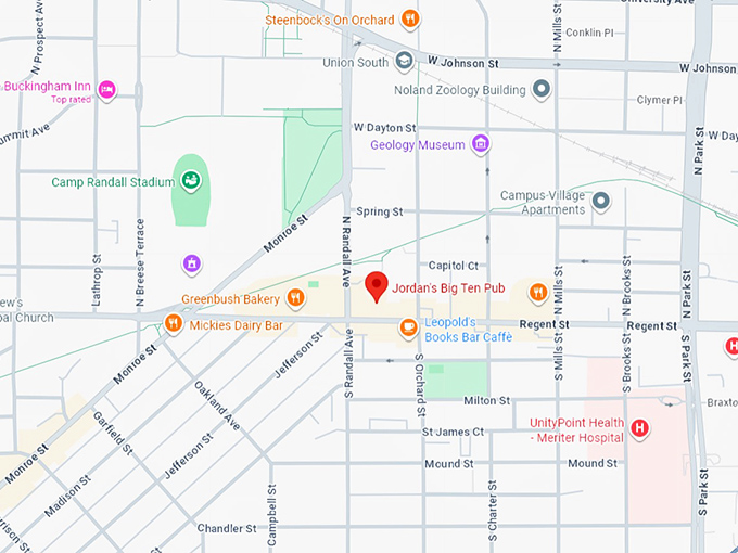 16. jordan's big ten pub map