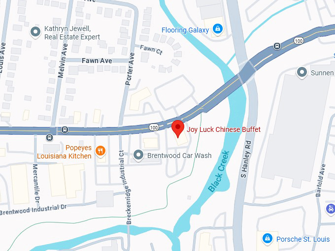 16. joy luck chinese buffet map