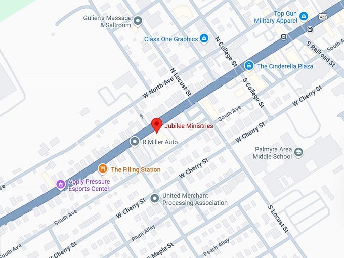 16. jubilee thrift map