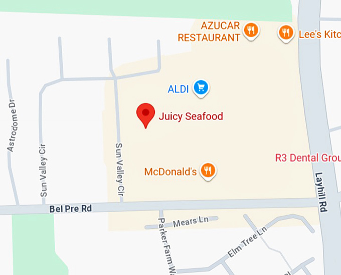 16. juicy seafood map