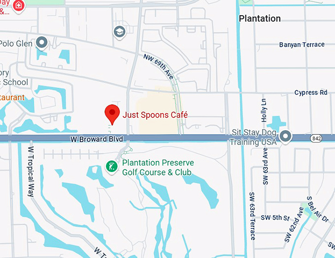 16. just spoons caf&eacute; map