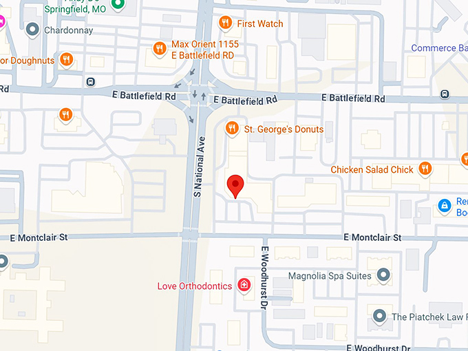 16. k fried chicken map