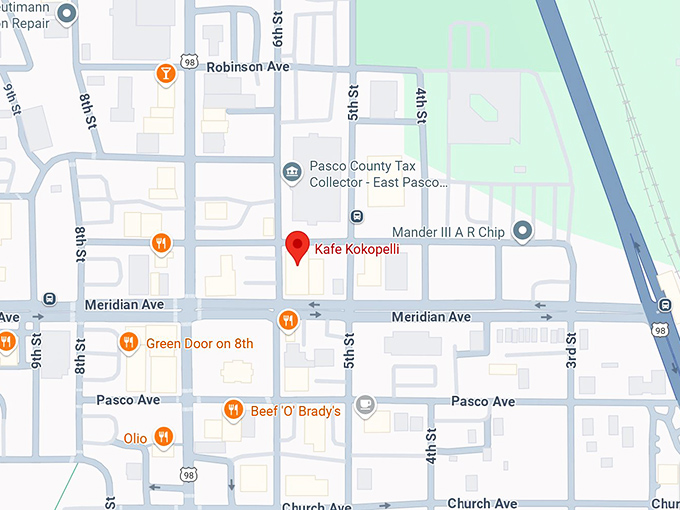 16. kafe kokopelli map