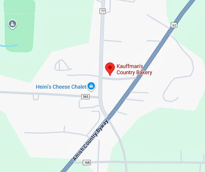 16. kauffman&rsquo;s country bakery map