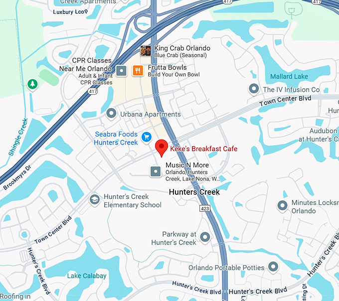 16. keke's breakfast cafe map