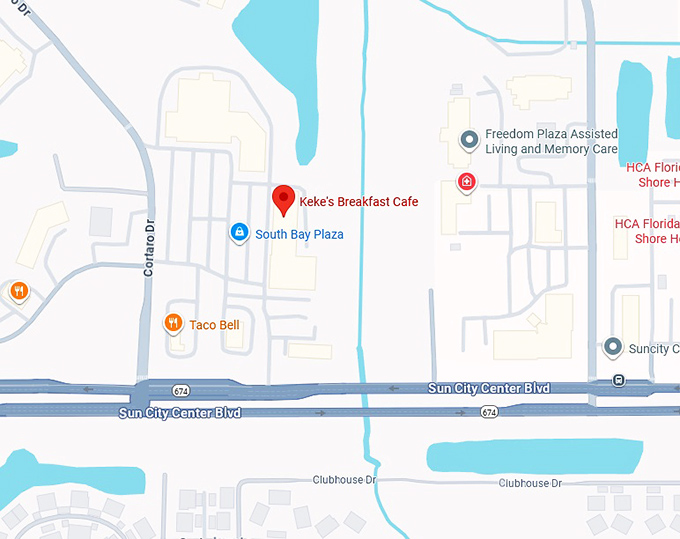 16. keke's breakfast cafe map