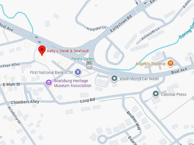 16. kelly's steak & seafood map