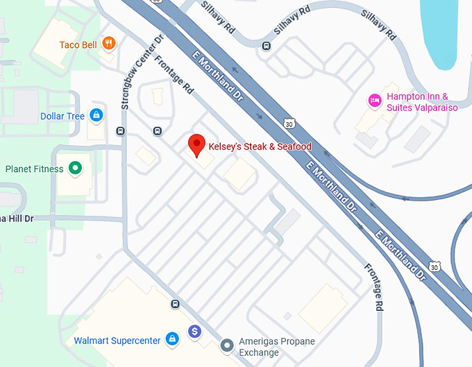 16. kelsey's steak & seafood map