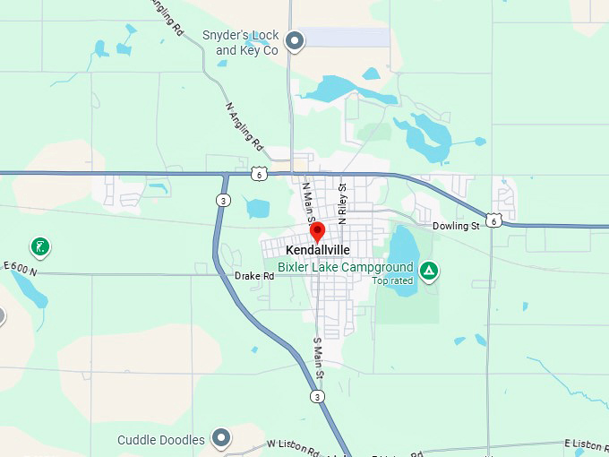 16. kendallville map