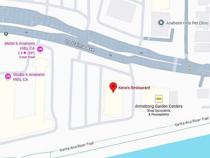 16. keno's restaurant map