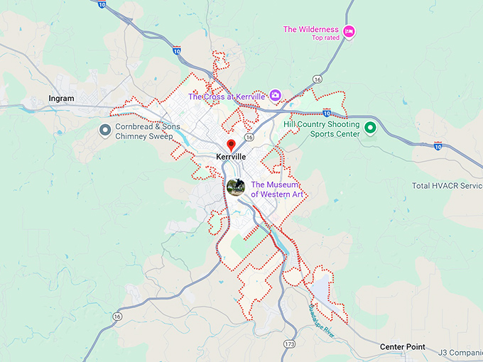 16. kerrville, tx map