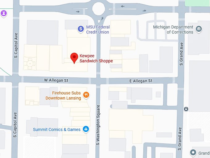16. kewpee sandwich shoppe map
