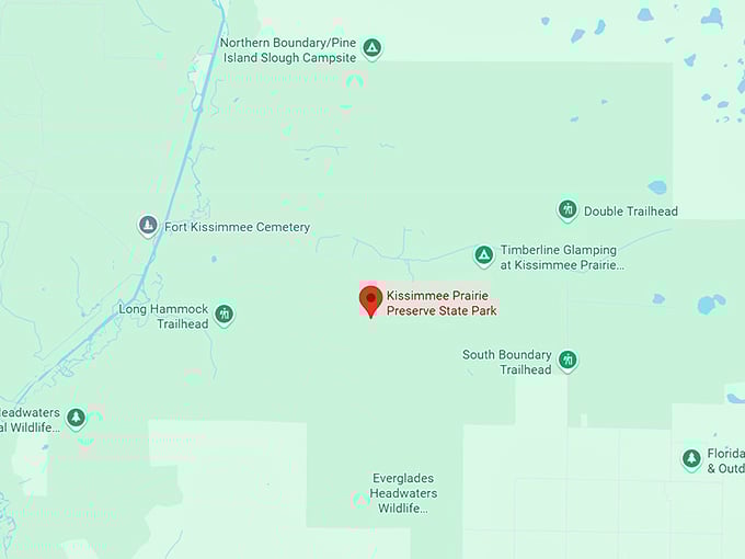 16. kissimmee prairie preserve state park map
