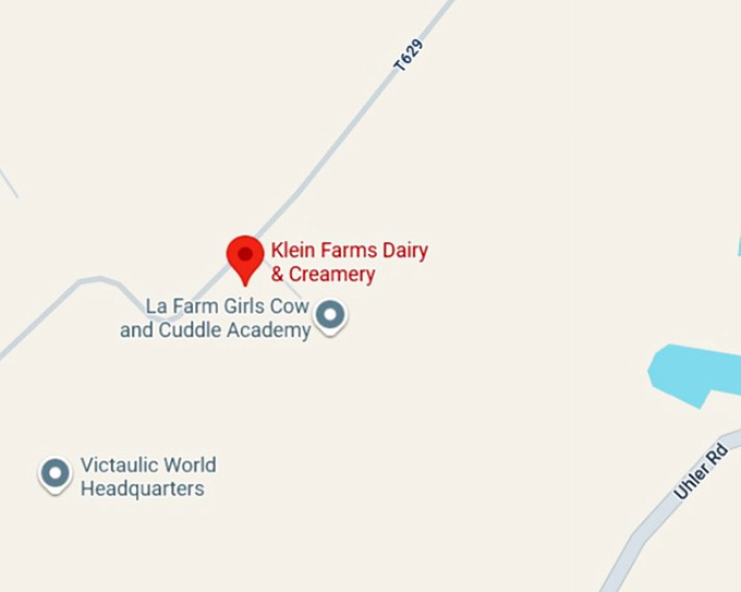 16. klein farms dairy & creamery map