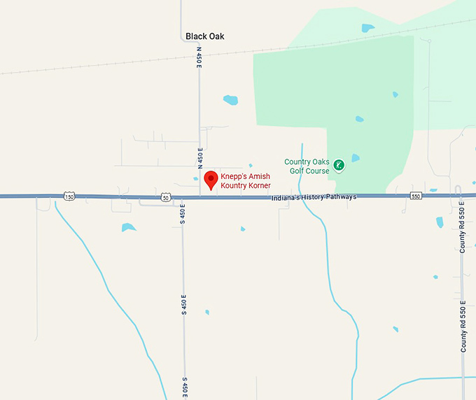 16. knepp's amish kountry korner map