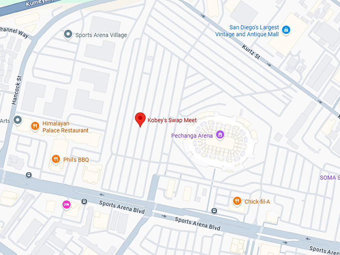 16. kobey's swap meet map