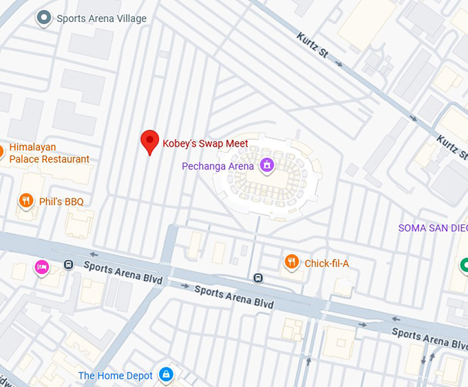 16. kobey's swap meet map