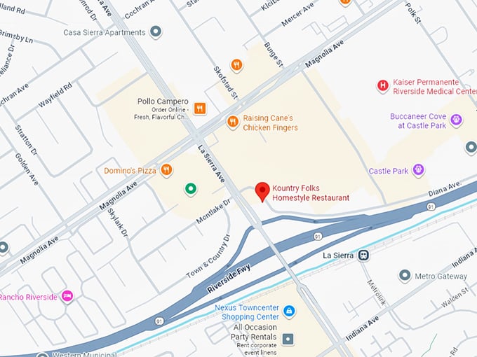 16. kountry folks homestyle restaurant map