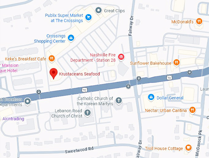 16. krustaceans seafood map